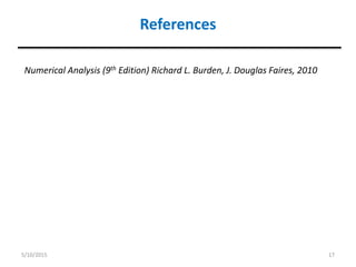 Finite difference method | PPTX