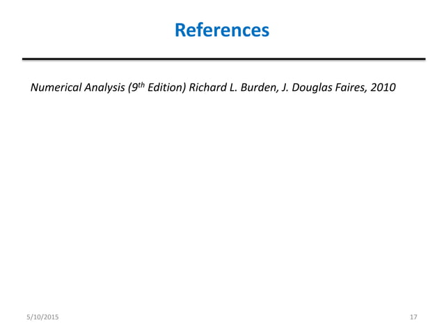Finite Difference Method Ppt