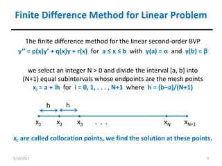Finite difference method | PPTX