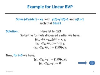 Finite difference method | PPTX