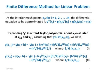 Finite difference method | PPT