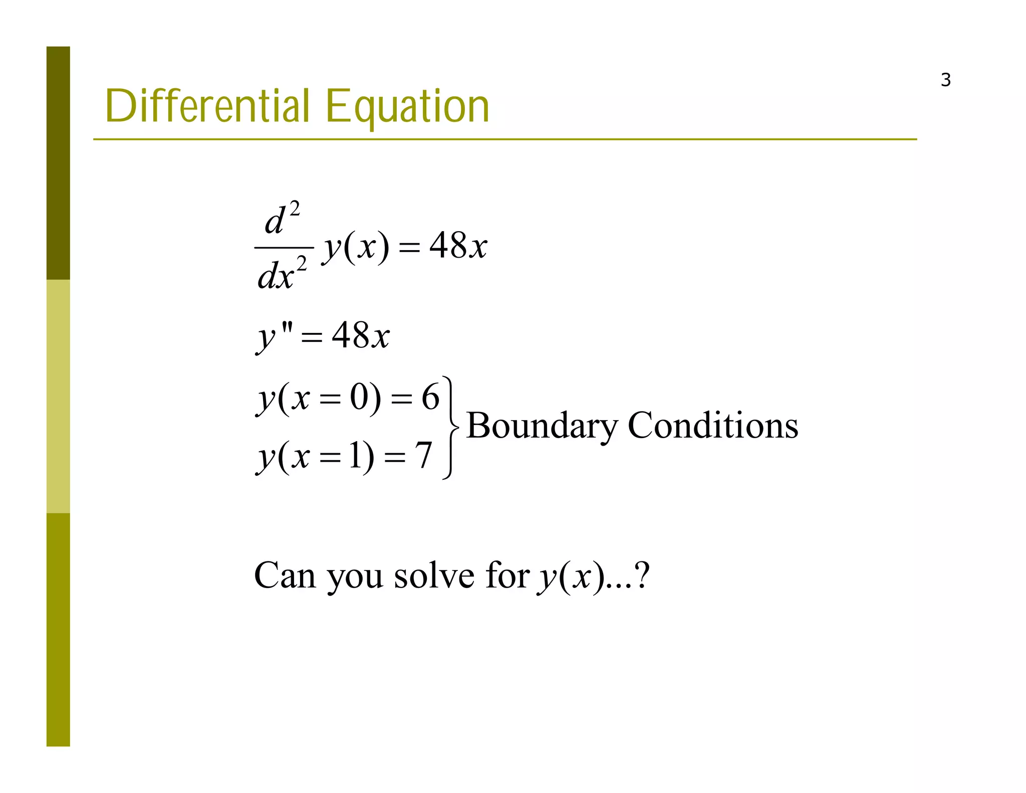 Finite Difference Method | PDF