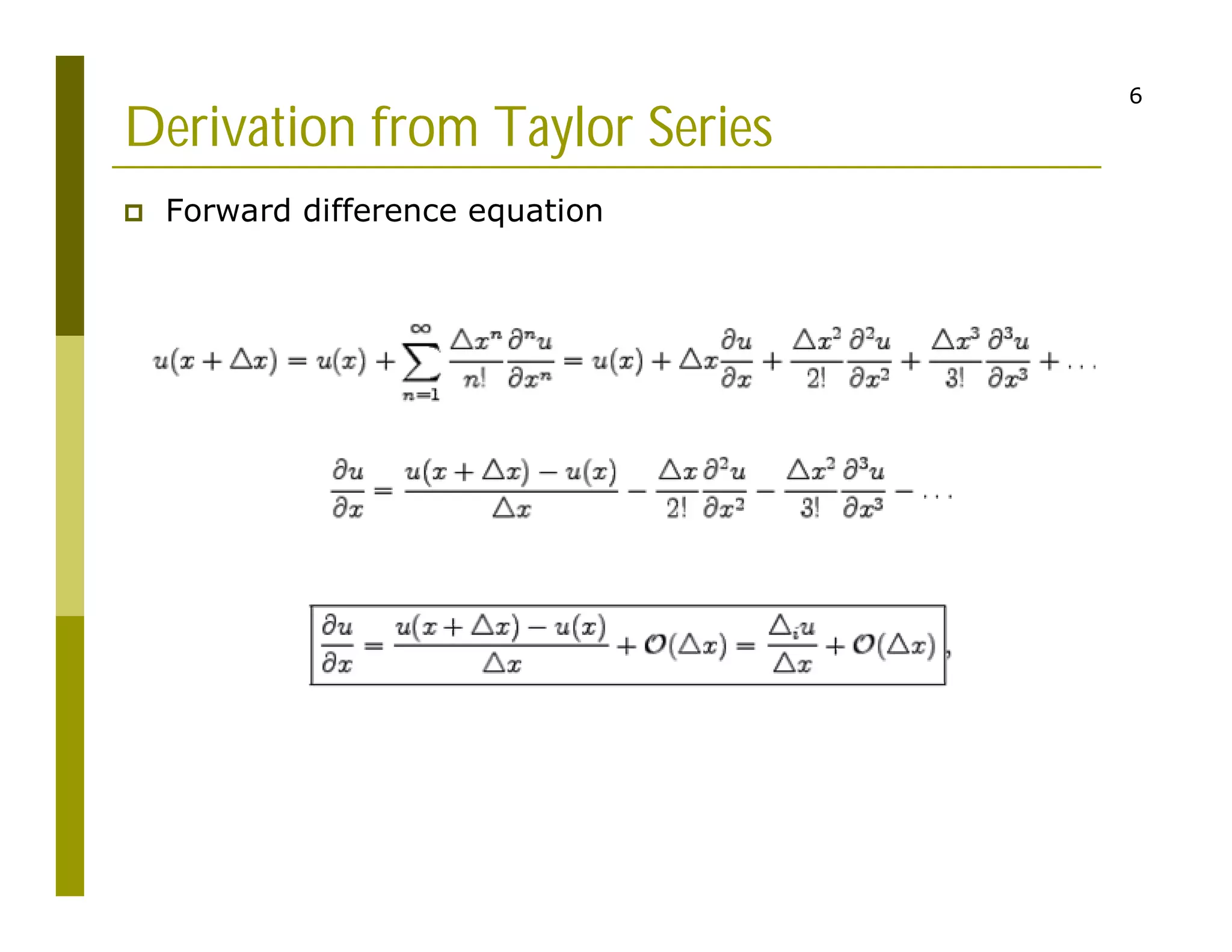 Finite Difference Method | PDF