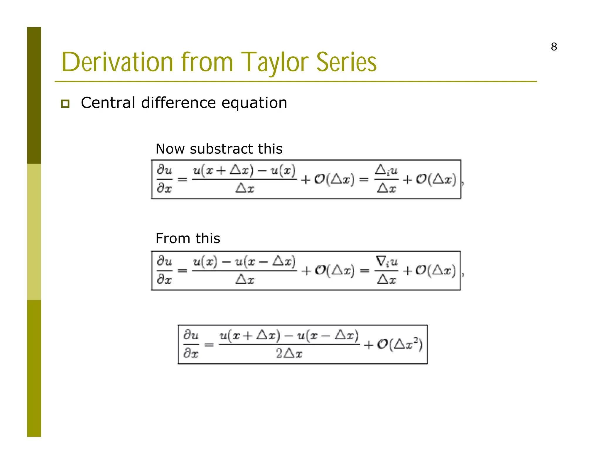 Finite Difference Method | PDF