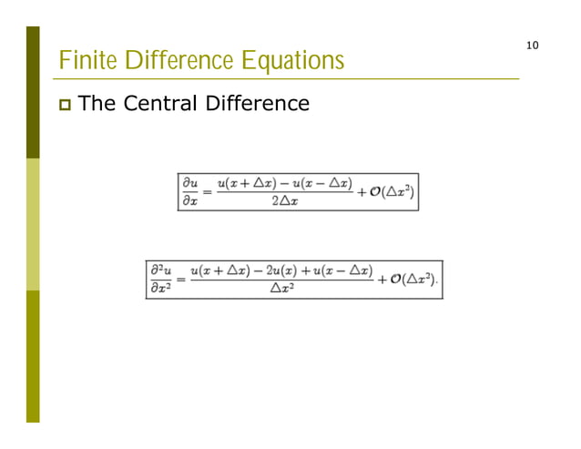 Finite Difference Method | PDF | Physics | Science
