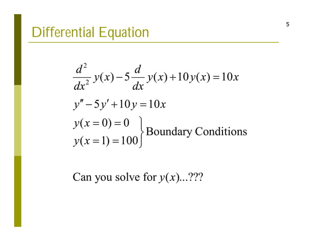Finite Difference Method | PDF | Physics | Science