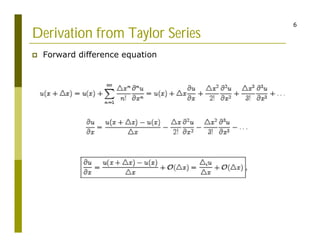 Finite Difference Method | PDF