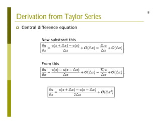 Finite Difference Method | PDF