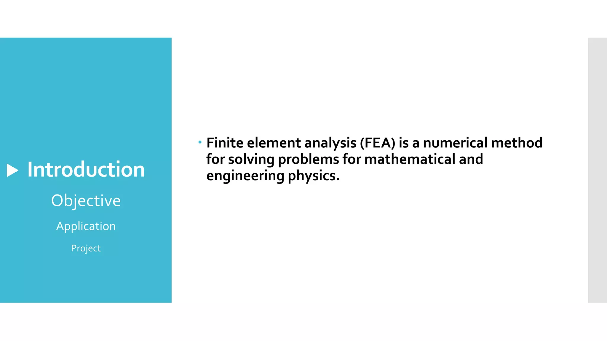 Finite element analysis 1 | PPTX