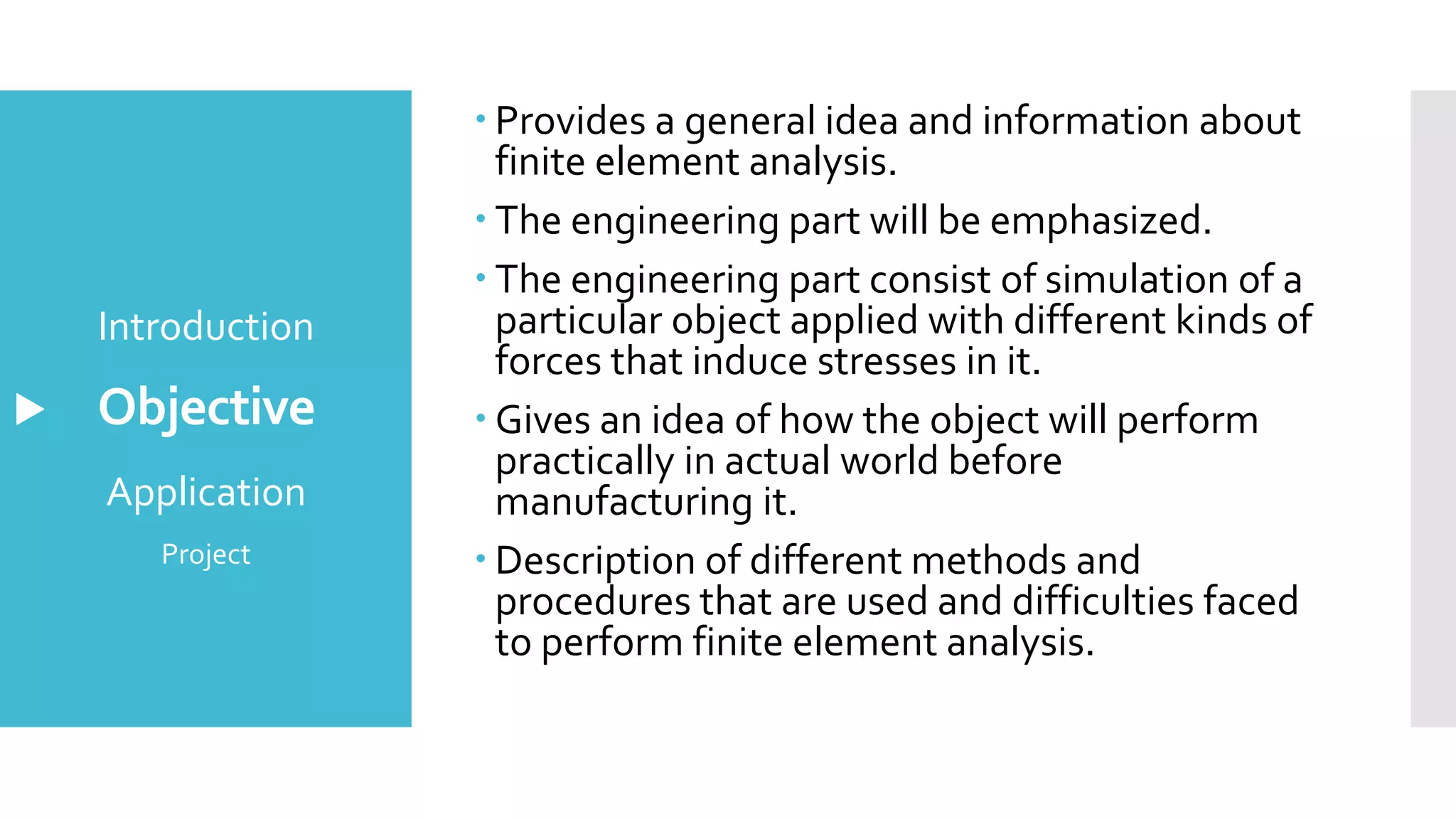 Finite element analysis 1 | PPTX