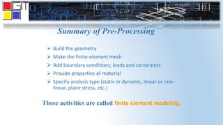 Finite element analysis | PPTX