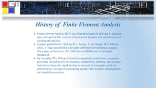 Finite element analysis | PPTX