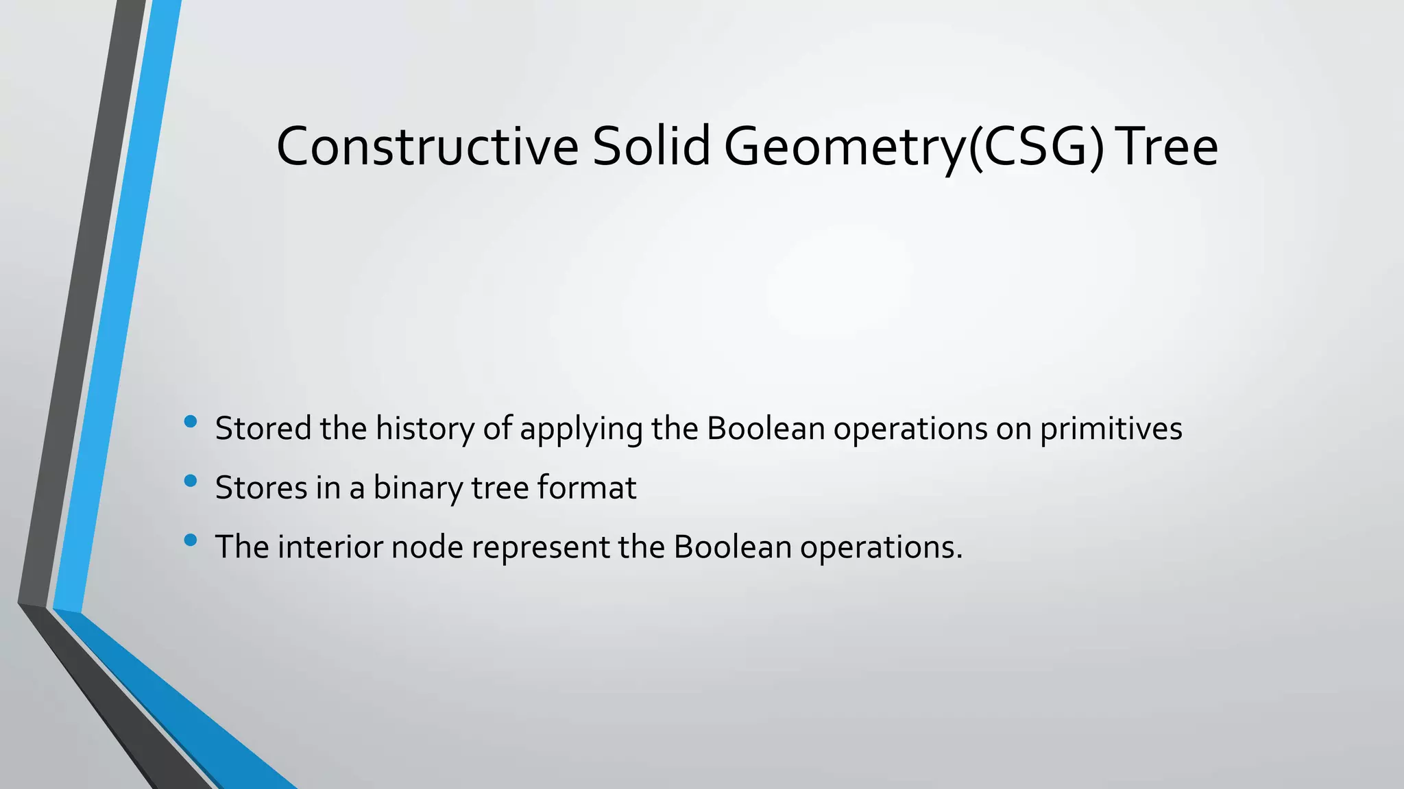 Finite element analysis(fea) and csg tree | PPT