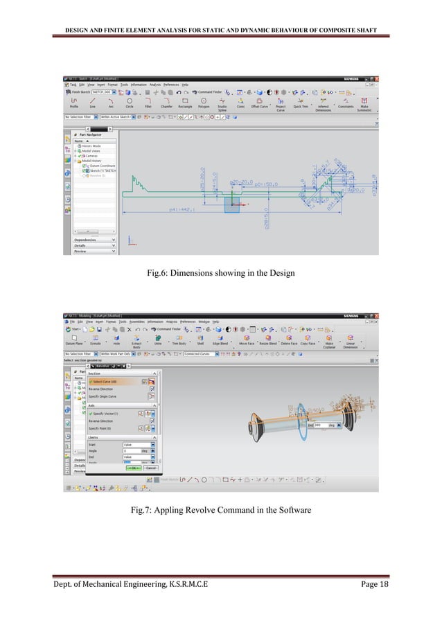 Design And Finite Element Analysis For Static And Dynamic Behaviour Of