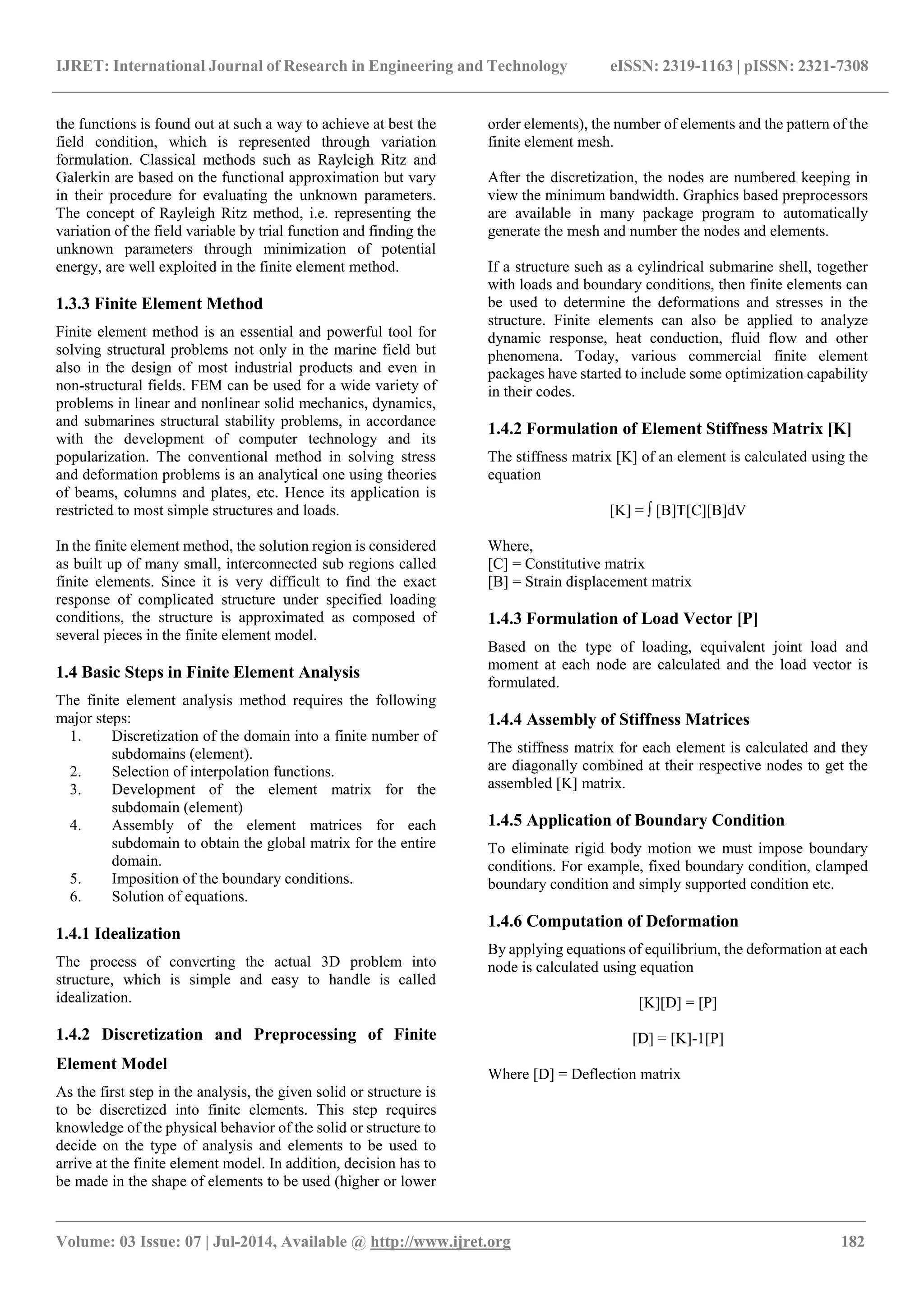 Finite element analysis of arch dam | PDF
