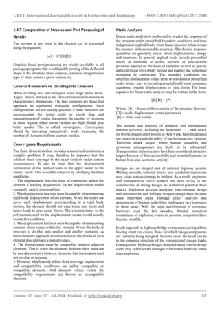 Finite element analysis of arch dam | PDF | Geology | Science