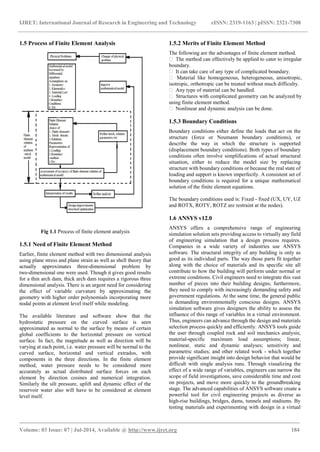 Finite element analysis of arch dam | PDF | Geology | Science