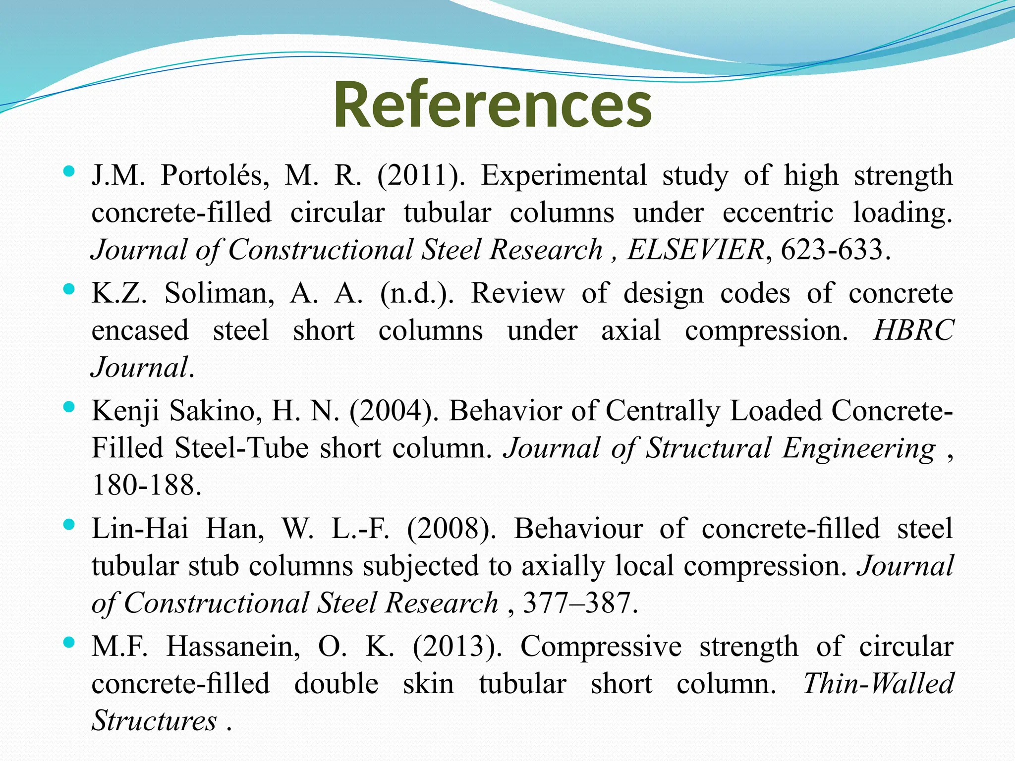 Finite Element Analysis Of Cfst Column Pptx