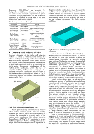Finite element analysis of chassis integrated structure for tractor ...