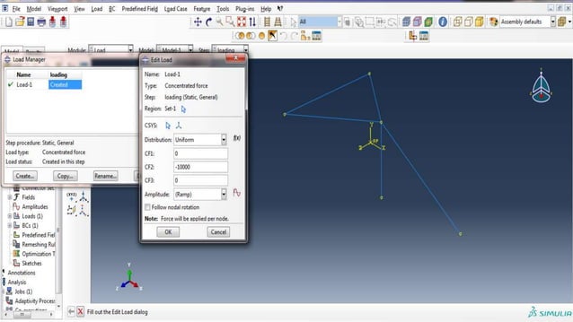 Finite element analysis of space truss by abaqus | PPT