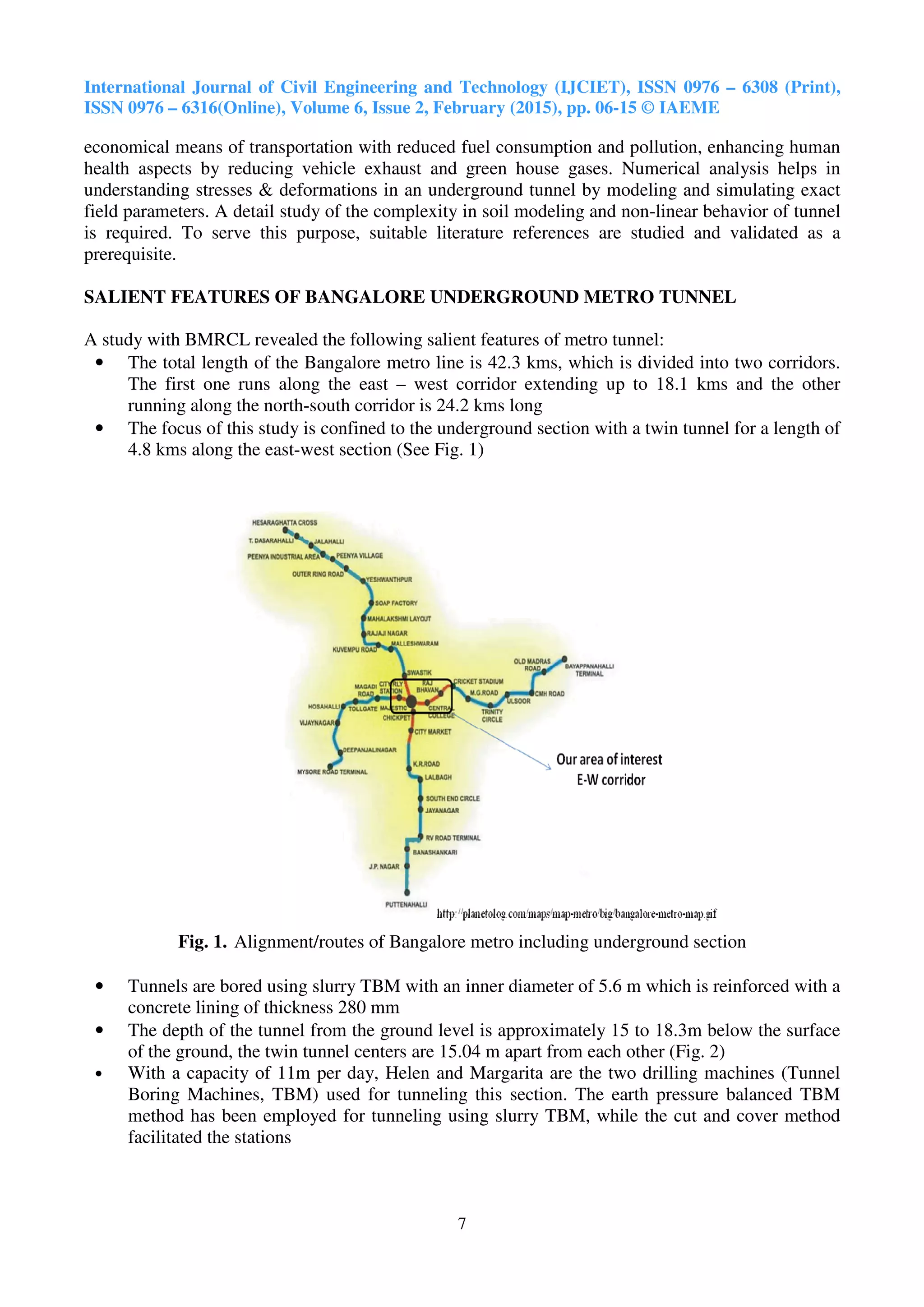 Finite element analysis of underground metro tunnels | PDF