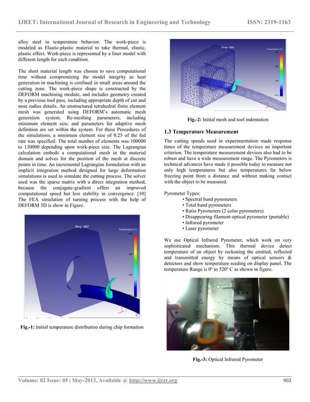 Finite Element Analysis On Temperature Distribution In Turning Process Using Deform 3 D Pdf