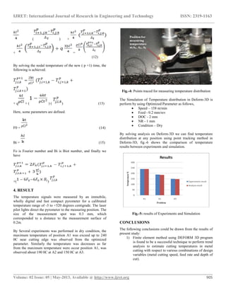 Finite element analysis on temperature distribution in turning process using deform 3 d | PDF