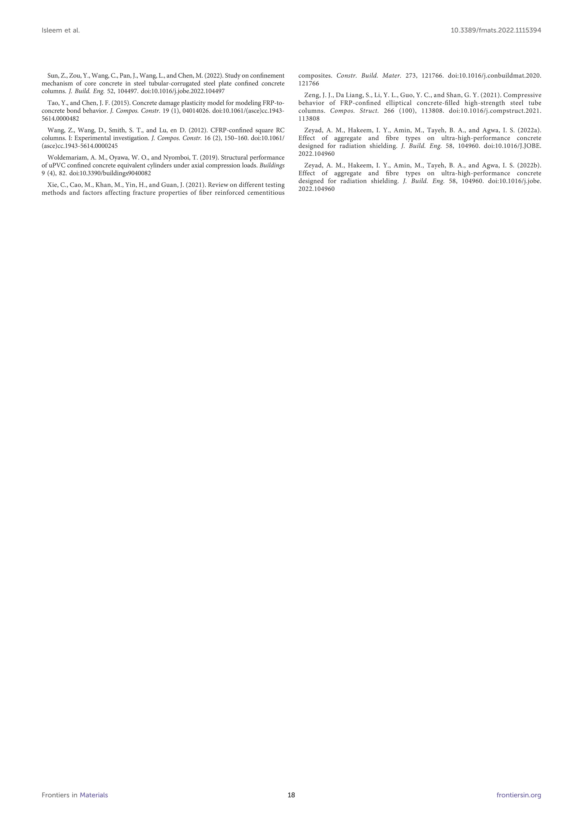 Finite element, analytical, artificial neural network models for carbon fibre reinforced polymer ...