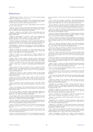 Finite element and analytical modelling of PVC-confined concrete ...