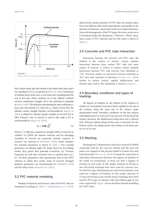 Finite element and analytical modelling of PVC-confined concrete columns under axial compression.pdf