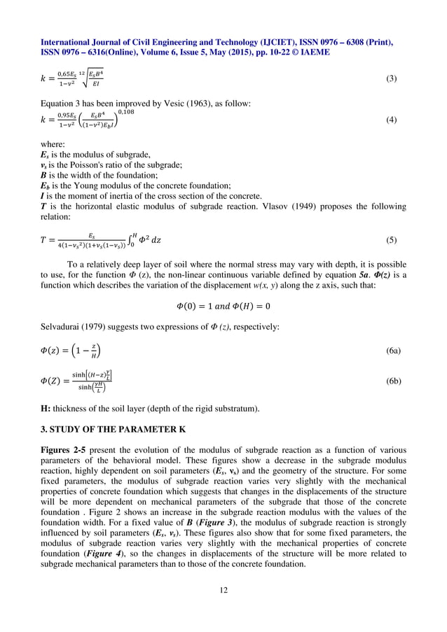Finite Element Computation Of The Behavioral Model Of Mat Foundation Pdf