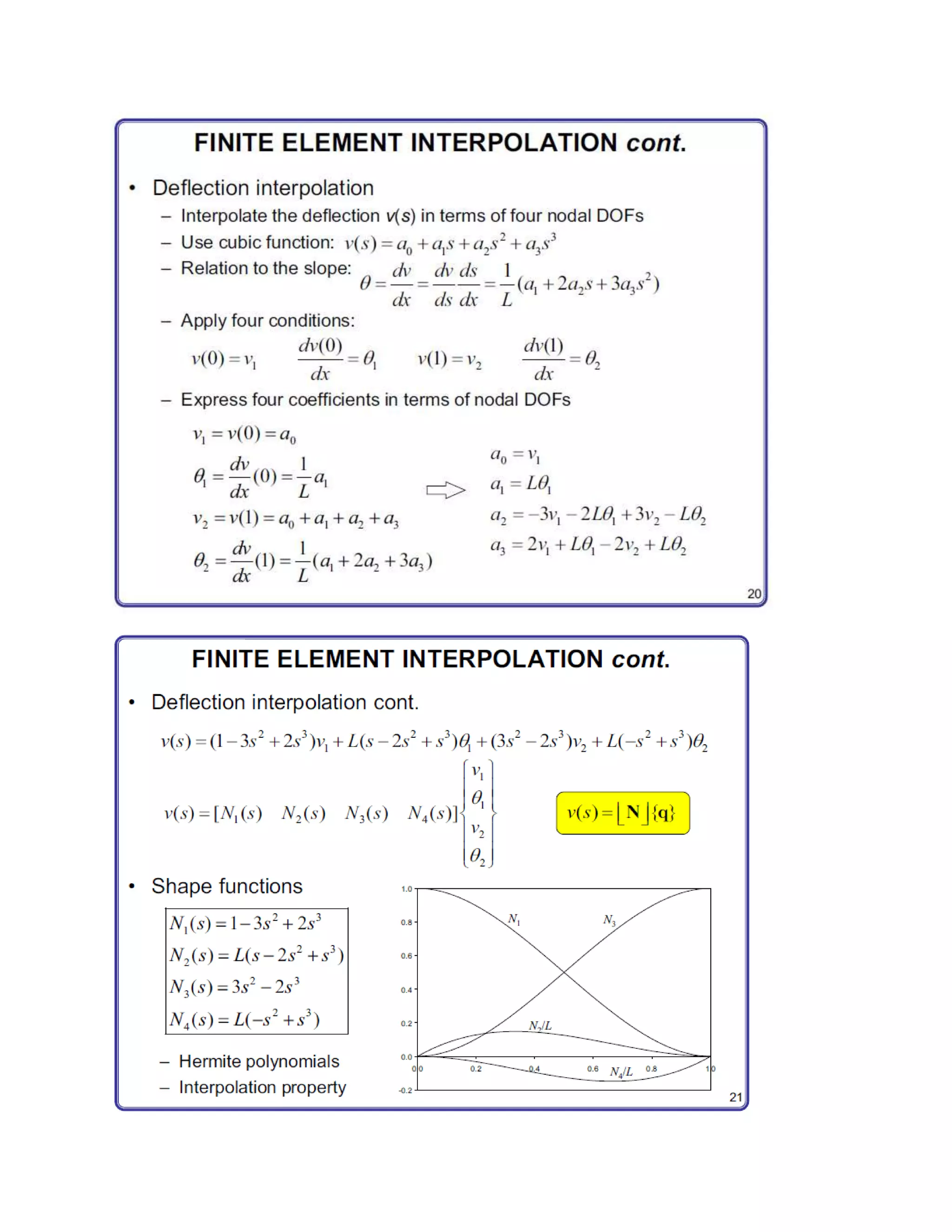 Finite element formulation for beams | PDF Finite element formulation for beams | PDF