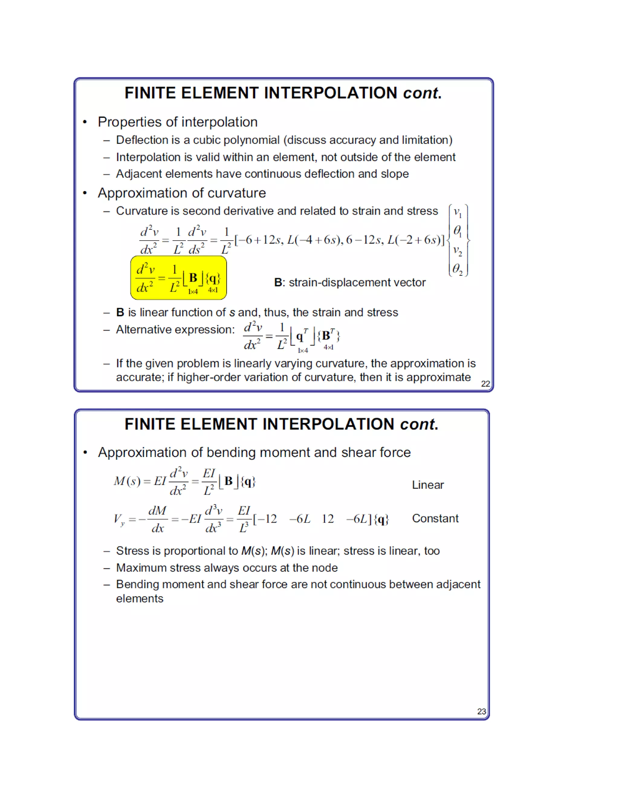 Finite element formulation for beams | DOCX
