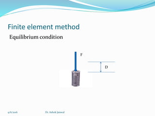 Finite element method | PPTX