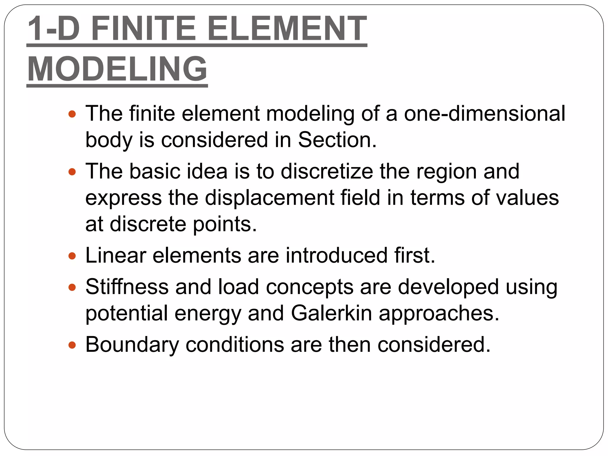 Finite element method | PPTX