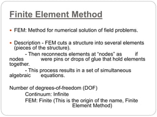 Finite element method | PPTX