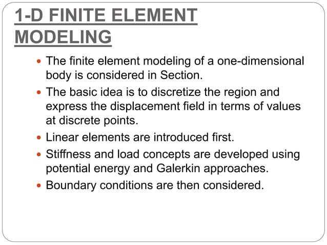 Finite element method | PPTX