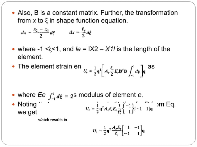 Finite element method | PPTX