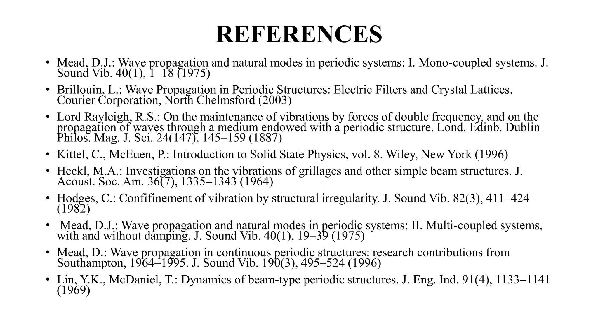 Finite Element Method For 1d Axial Periodic Structure Pptx