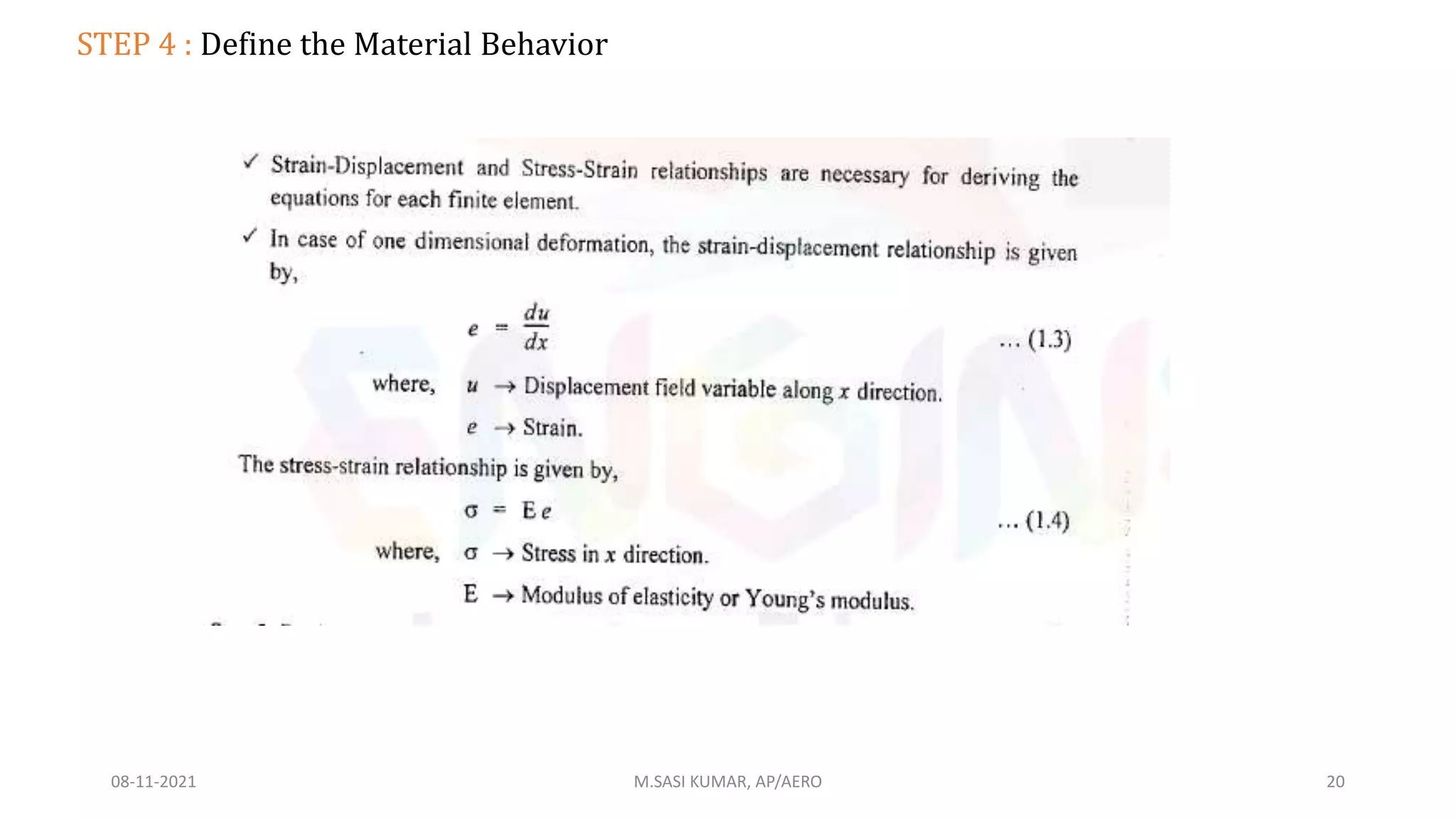 Finite Element Method Introduction Pptx Physics Science 6704