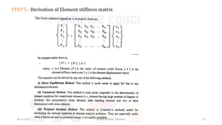 Finite element method introduction | PPTX