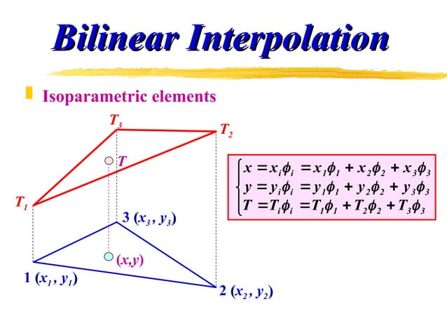 Finite Element Method And Interpolationppt
