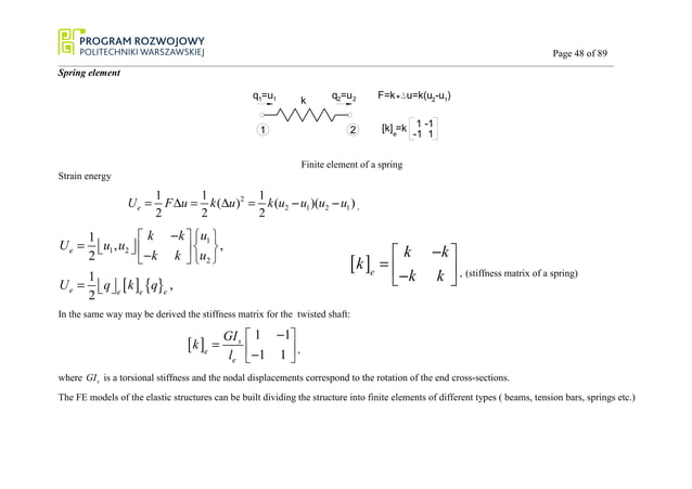 Finite Element Method I Lecture Notespdf