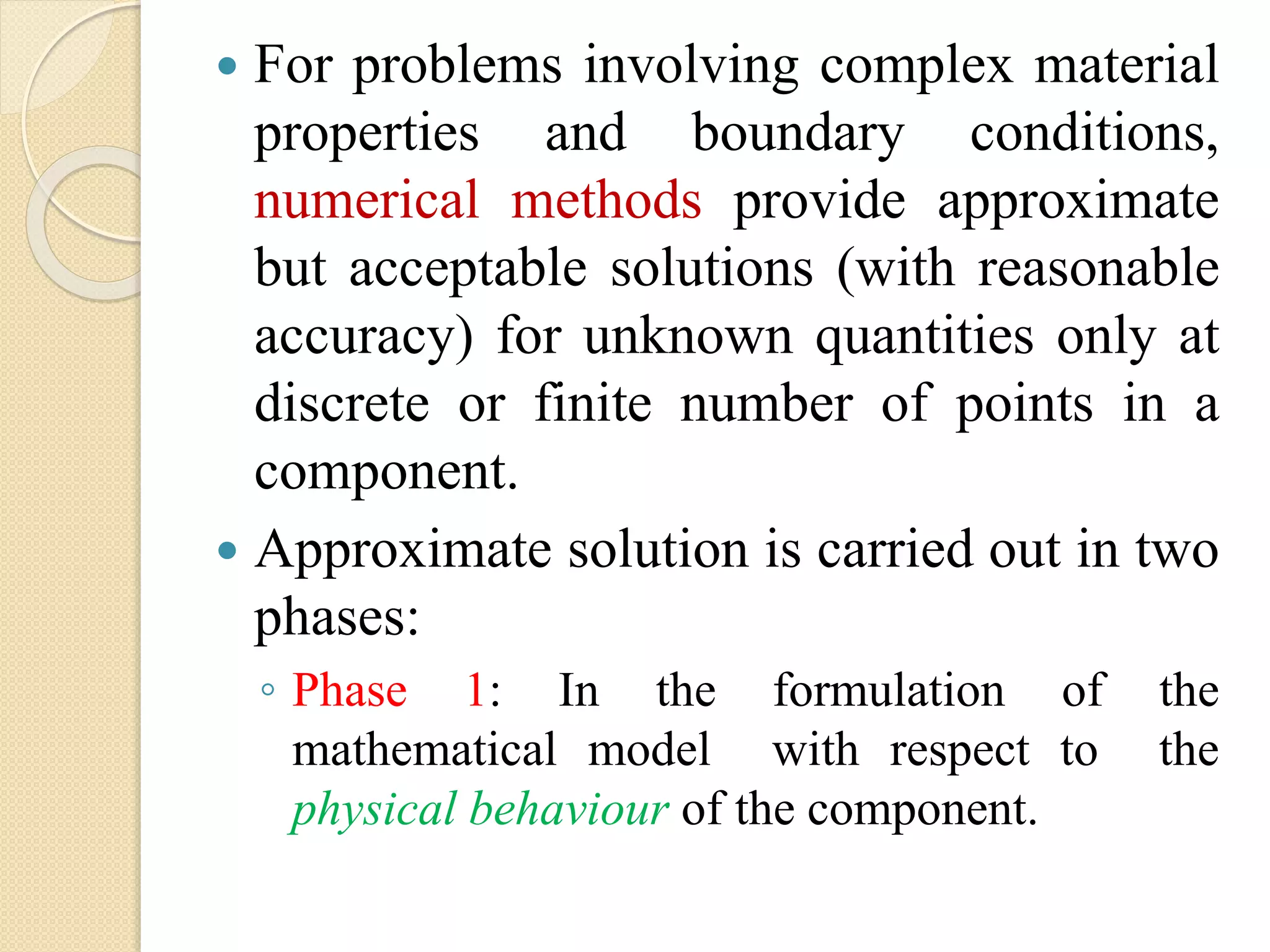 Finite Element Methods | PPTX