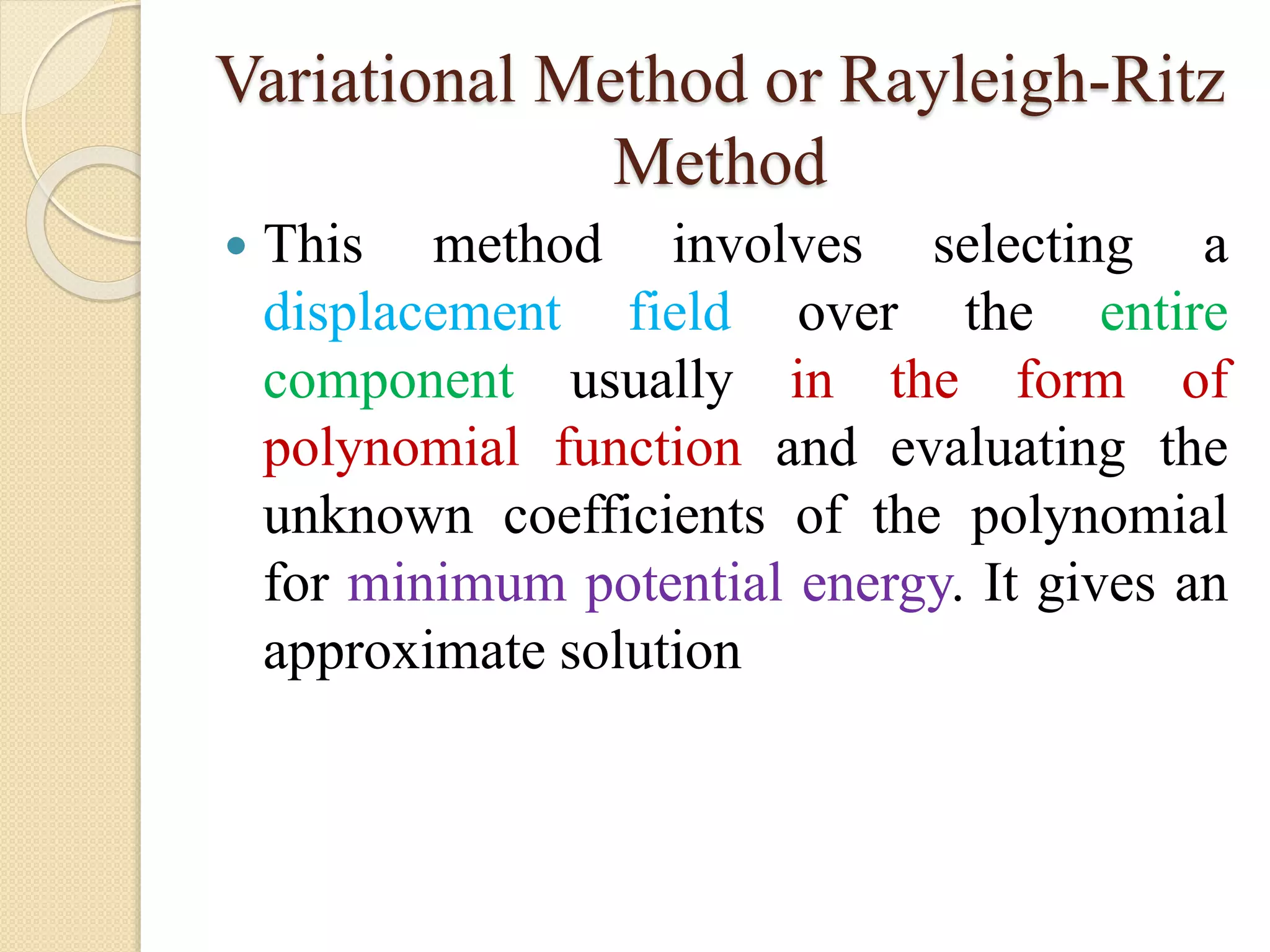 Finite Element Methods | PPTX