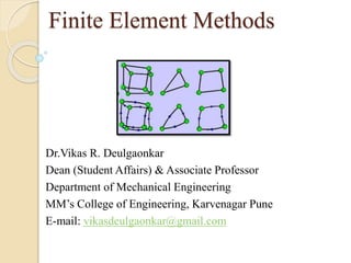 Finite Element Methods | PPTX