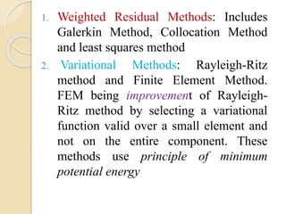 Finite Element Methods | PPTX