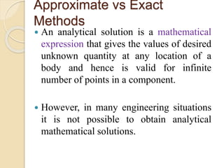 Finite Element Methods | PPTX