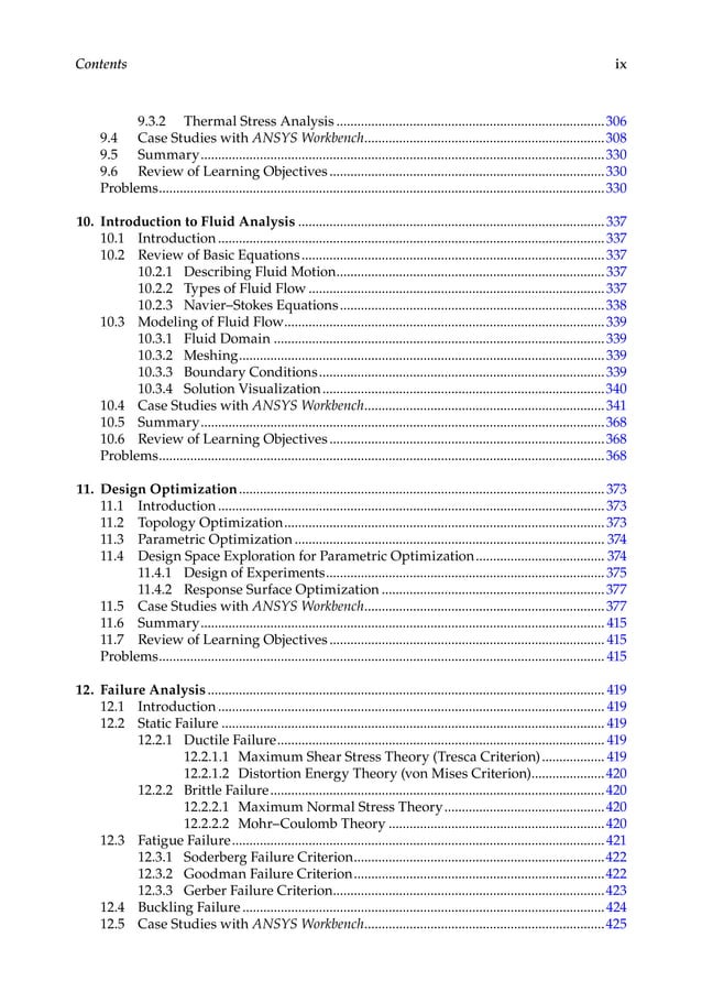 Finite Element Modeling And Simulation With Ansys Workbench Pdfdrive Pdf Physics Science