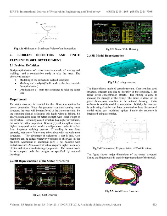 Finite Element Optimization Of Stator By Casted And Welded Structures Pdf